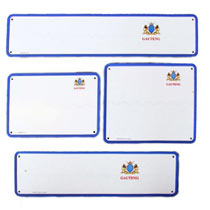 Gauteng Number Plate – Car Paper Company